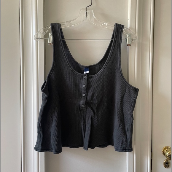 Old Navy | Tops | Old Navy Waffle Tanks Black And White | Poshmark